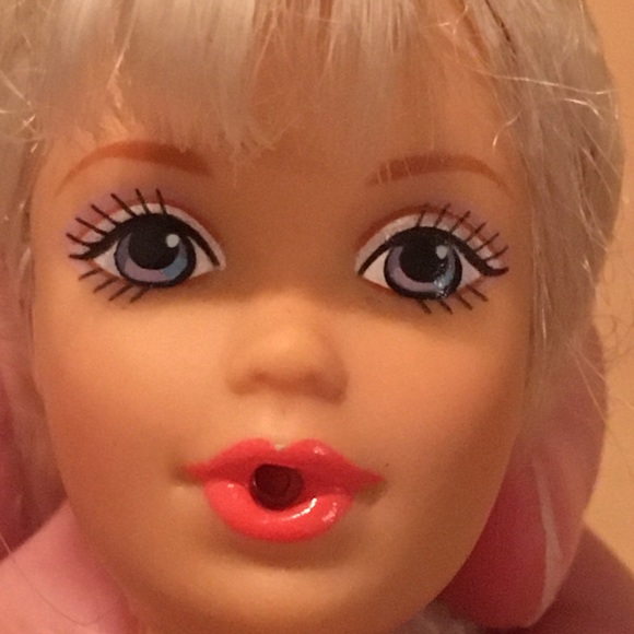 Barbie | Toys | Rare Open Mouth 998 Birthday Party Barbie Doll Blows Up ...